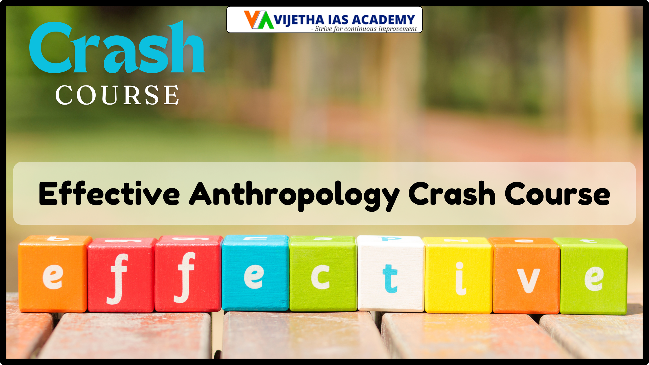 Effective Anthropology Crash Course