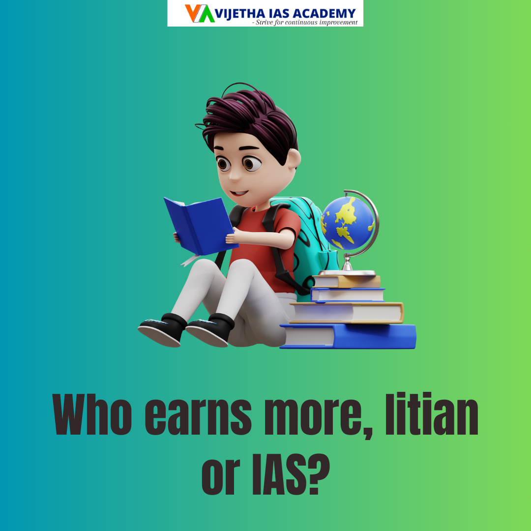 Who earns more, Iitian or IAS?