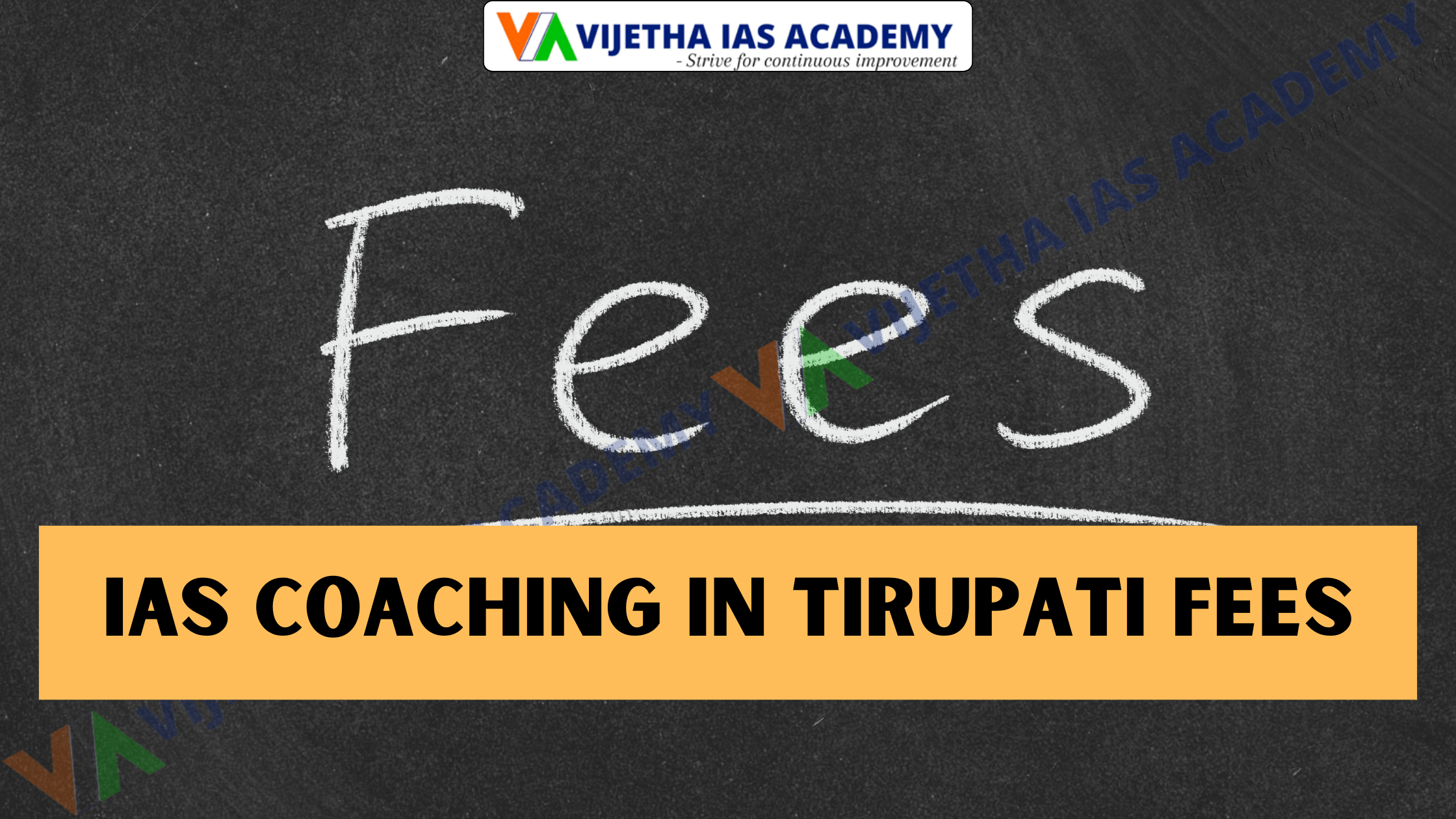 IAS Coaching in Tirupati fees