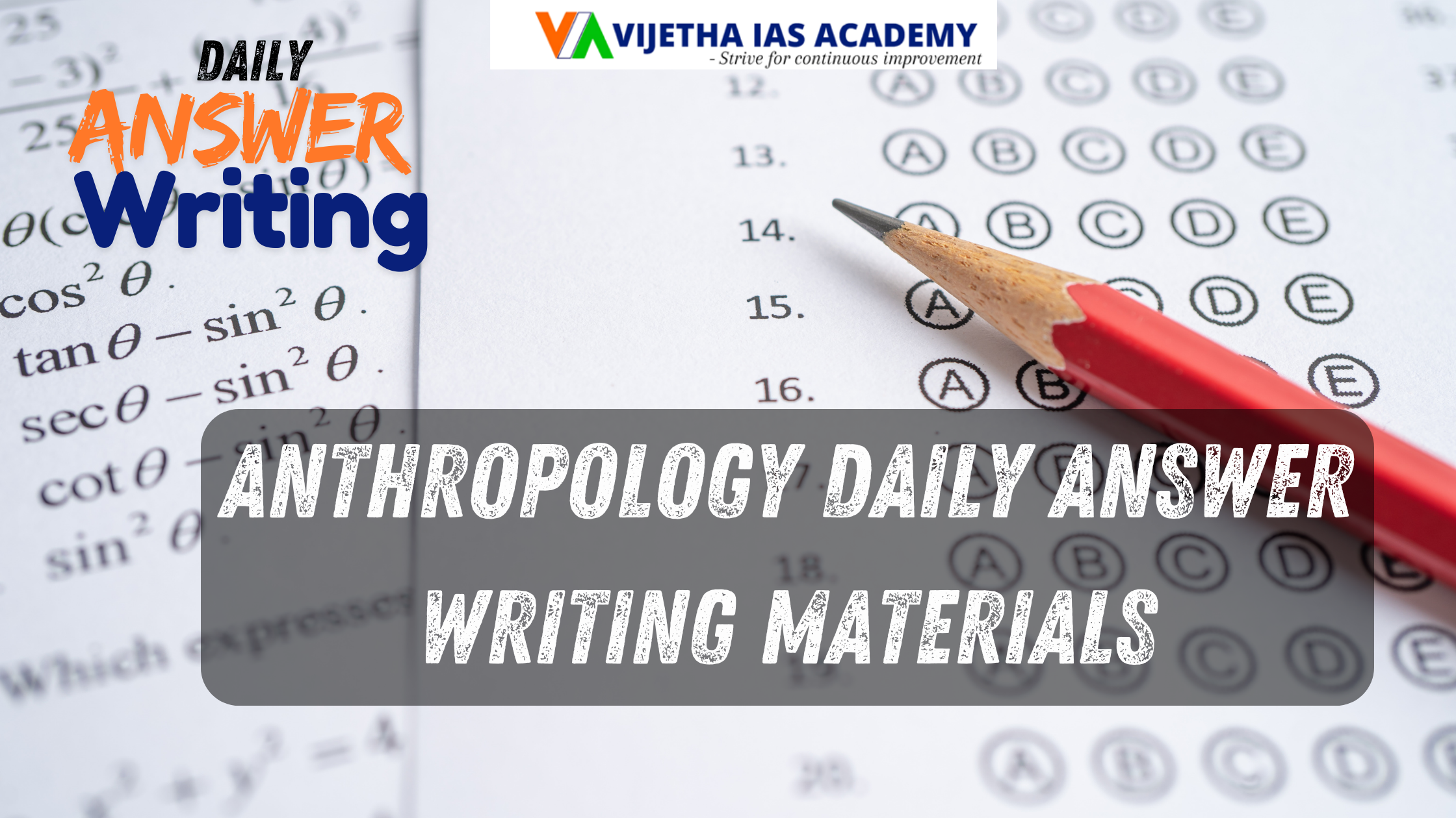 Anthropology Daily Answer Writing Materials