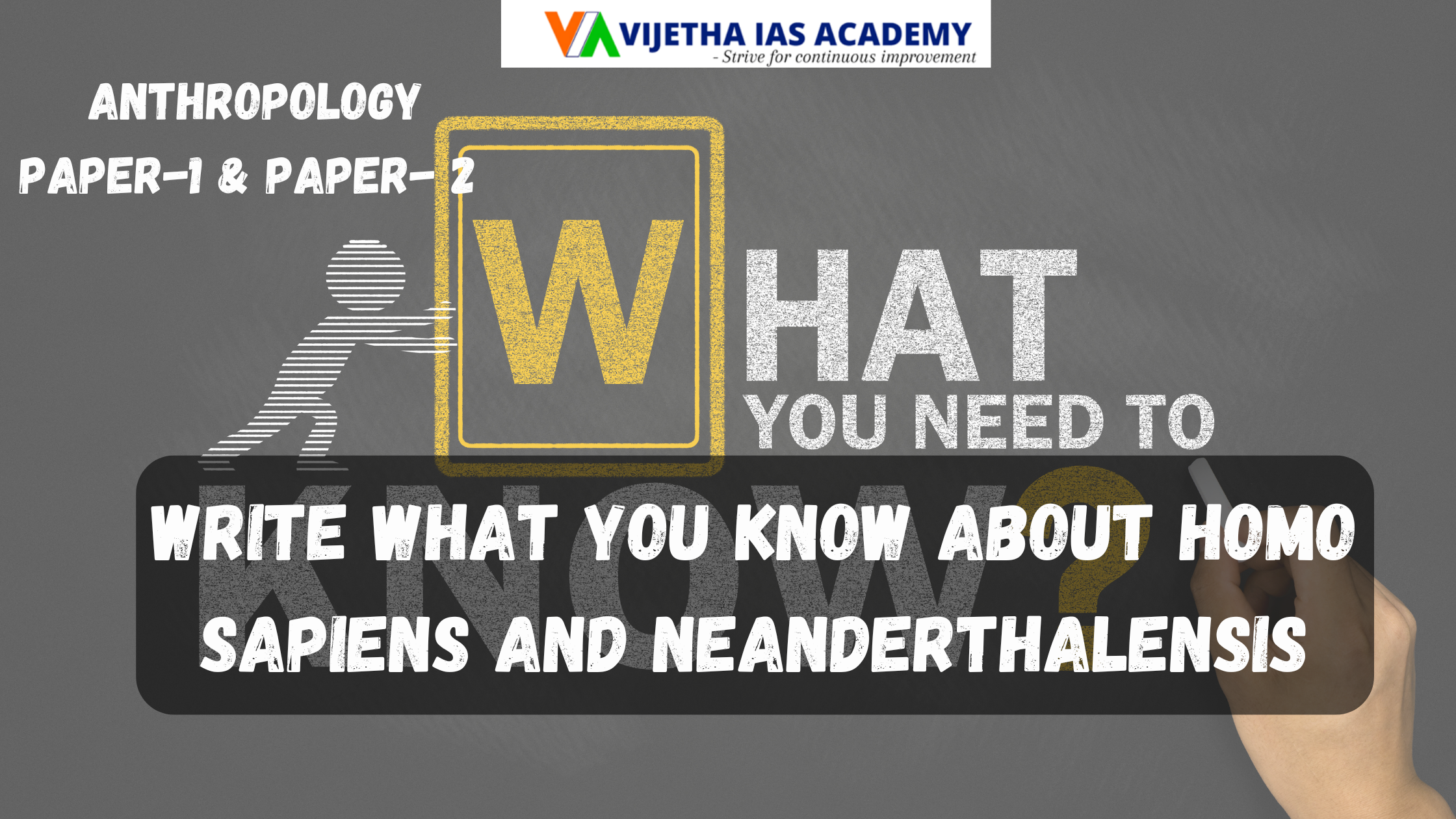 Write what you know about Homo sapiens and Neanderthalensis? Explained ...