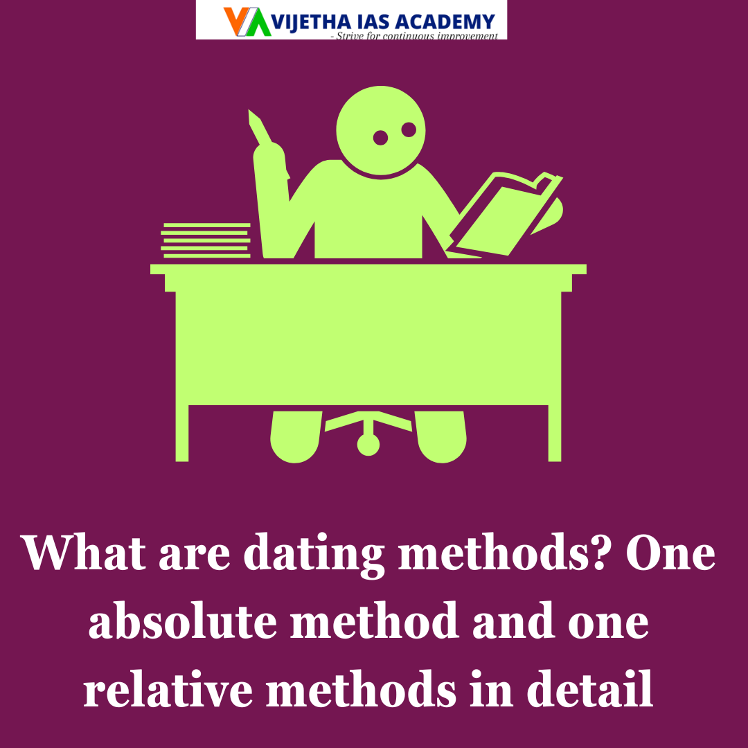What are dating methods? One absolute method and one relative methods ...