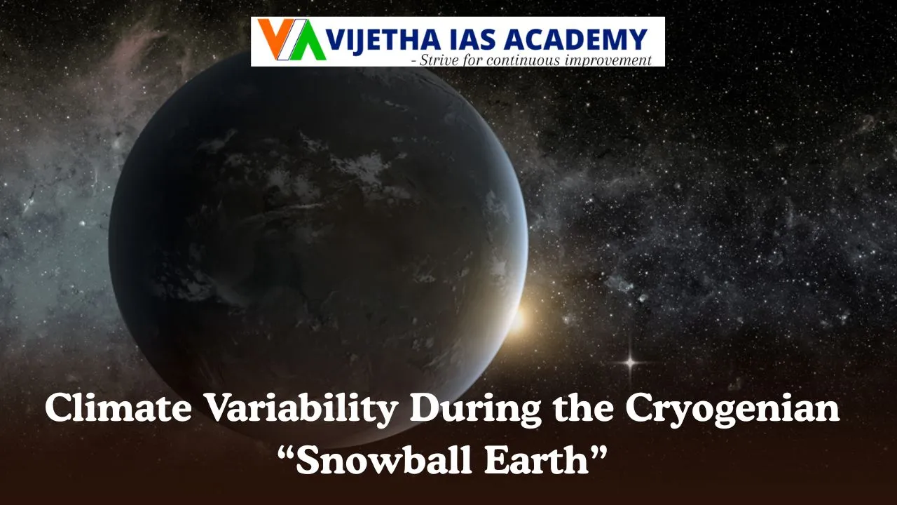 Climate Variability During the Cryogenian “Snowball Earth”