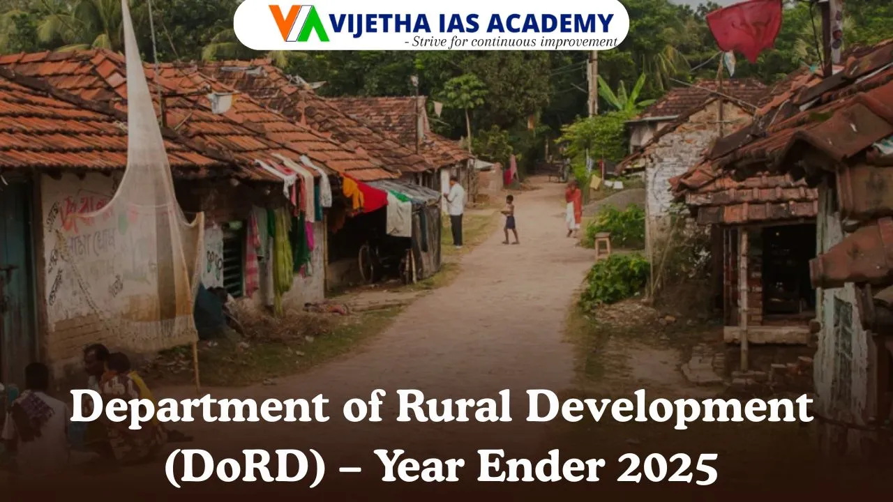 Department of Rural Development (DoRD) – Year Ender 2025