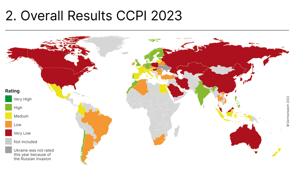 Climate Change Performance Index 2023 | ENSURE IAS Climate Change Performance Index 2023 | ENSURE IAS